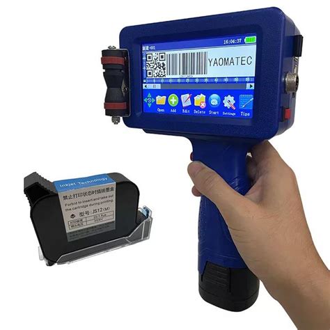 Yaomatec 1760 127mm Handheld Tij Printer Handheld Inkjet Expiry Date