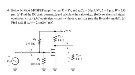 solved 3 draw v3 and vout voltage waveforms show the