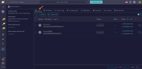 Create A User Account Thehive 5 Documentation