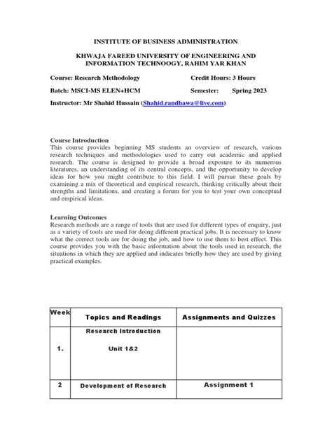 Sixteen Week Plan Pdf Pdf Sampling Statistics Methodology