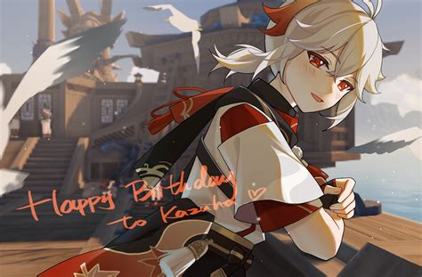 Kaedehara Kazuha Genshin Impact Drawn By Heimi Himi Danbooru