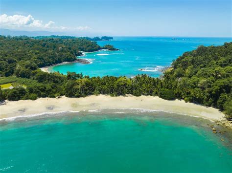 Aerial View Of Manuel Antonio National Park In Costa Rica Stock Image