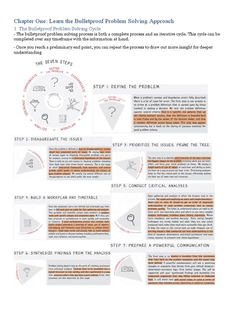 Chapter One Learn The Bulletproof Problem Solving Approach Pdf