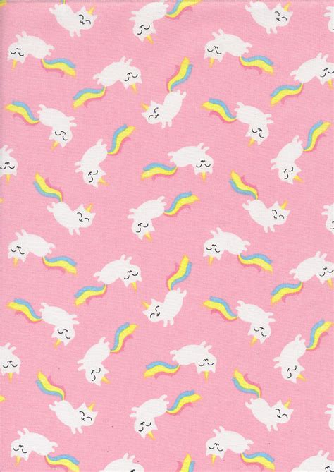 Jo Ann Rainbow Kittys On Pink