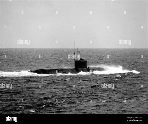 A Starboard Quarter View Of A Soviet Mod Echo Ii Class Nuclear