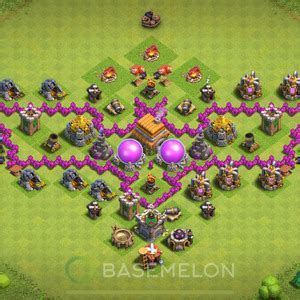 Best Th6 Progress Base Layouts 2026 • Town Hall Level 6 Coc Base Links