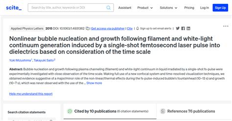 Nonlinear Bubble Nucleation And Growth Following Filament And White
