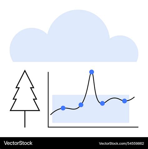 Environmental Data Analysis Connecting Climate Vector Image