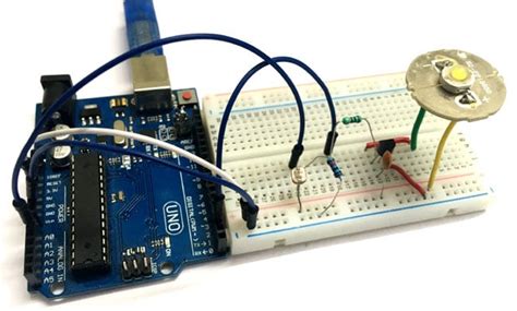 Auto Intensity Control Of Power Led Using Arduino