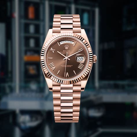 Rolex Day Date Rose Gold Chocolate Dial For Sale In Dubai UAE