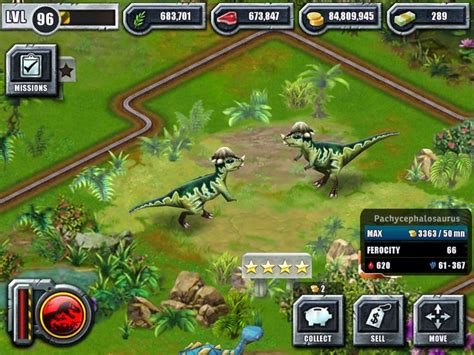 Fully Evolved Pachycephalosaurus From Jurassic Park Builder Jurassic