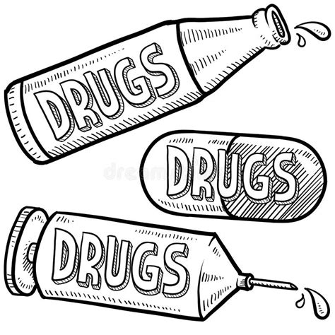 Drugs Drawing Easy With Pencil