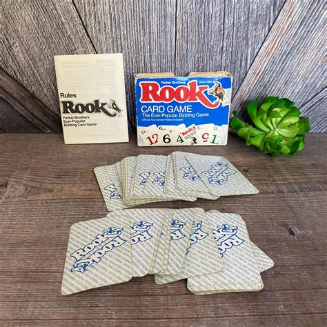 Vintage Rook Card Game 1985 Parker Brothers Game Complete All Cards And
