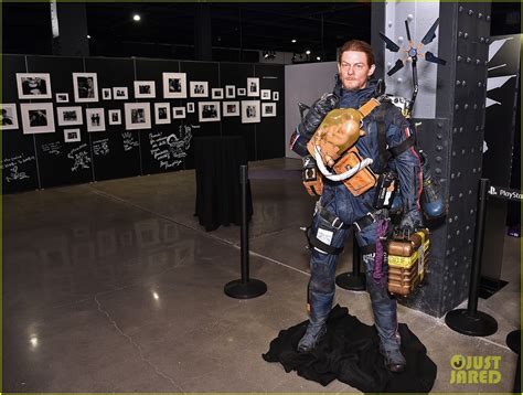 Norman Reedus Celebrates Death Stranding Art Exhibit Opening Photo