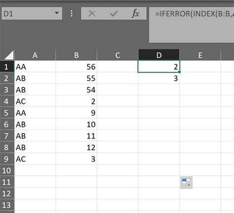 Excel How Do I Use Index Match To Find Not Only The First Instance In