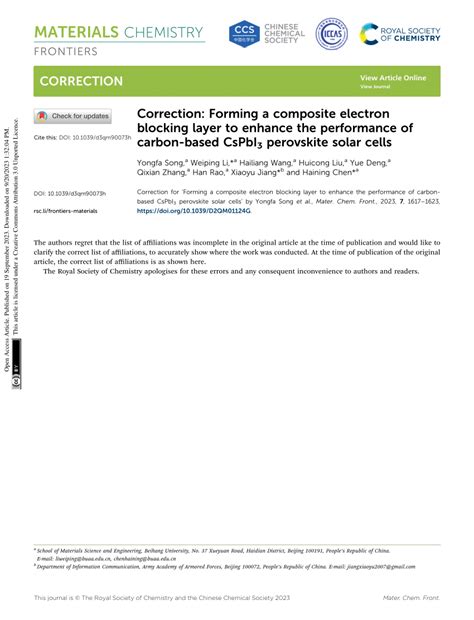 Pdf Correction Forming A Composite Electron Blocking Layer To