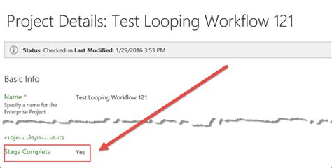 Creating A Project Server Looping Approval Workflow Using Spd 2013part