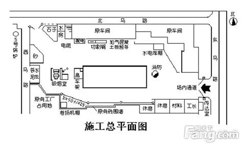 施工平面布置 施工总平面布置图图例 施工平面布置图图示 第3页 大山谷图库