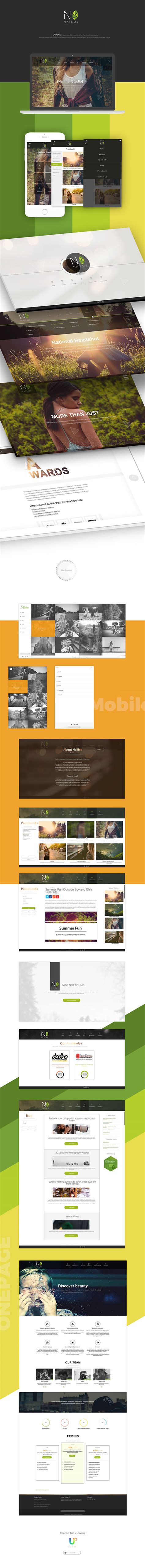 Nailme Full Pjax Multiple Layout Wordpress Theme On Behance