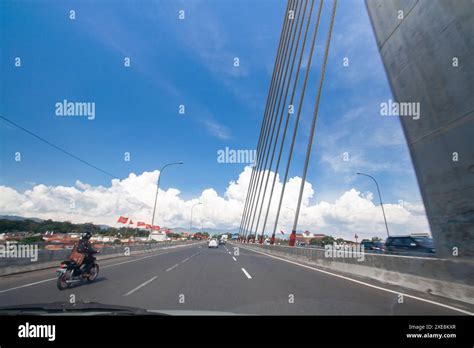 2009 November 28 Bandung Indonesia Driving Pass The Pasupati Bridge