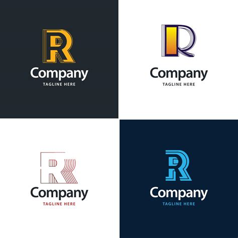 Letter R Big Logo Pack Design Creative Modern Logos Design For Your