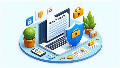 3d Flat Vector As Privacy Policy Icon With A Document And Shield Concept As Vector Illustration