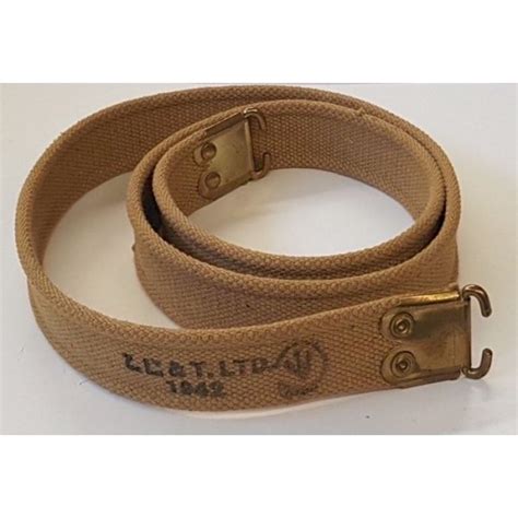 Canadian Ww2 Lee Enfield Sling Khaki C Broad Arrow Warstuff Com