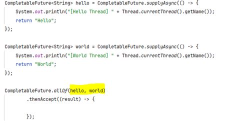 CompletableFuture 정리