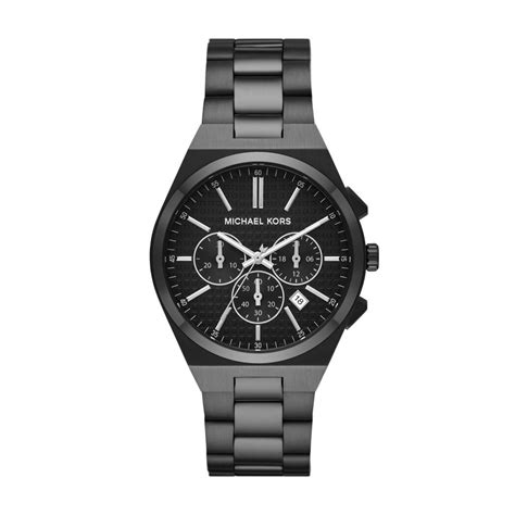 Michael Kors Watches Michael Kors Gents Lennox Chronograph Black