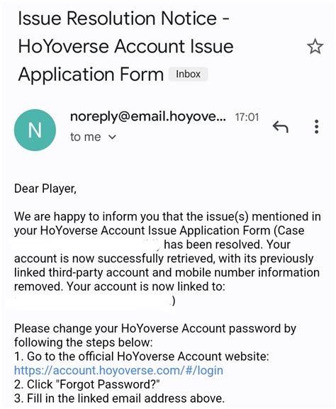 26th October Sender Got Back My Account Rgenshinhacked