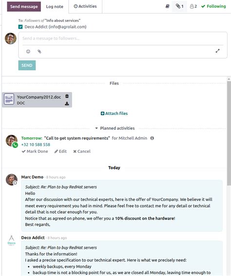 ¿qué Es El Chatter De Odoo Y Cómo Funciona