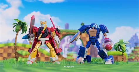 Transformers X Sonic Collaboration Blue Booster And Wingtail Official Promotional Video