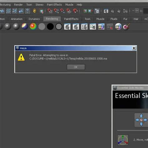 Maya Fatal Error Attempting To Save In C Document