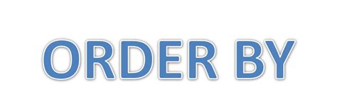 ORDER BY SQL Develou