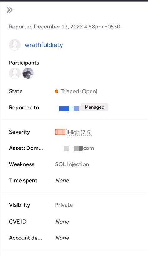 Hasanka Amarasinghe On Linkedin Bugbounty Triaged Infosec Cyber