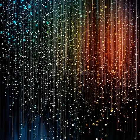 Abstract Digital Data Flow Background For Iot Concept Visuals Stock