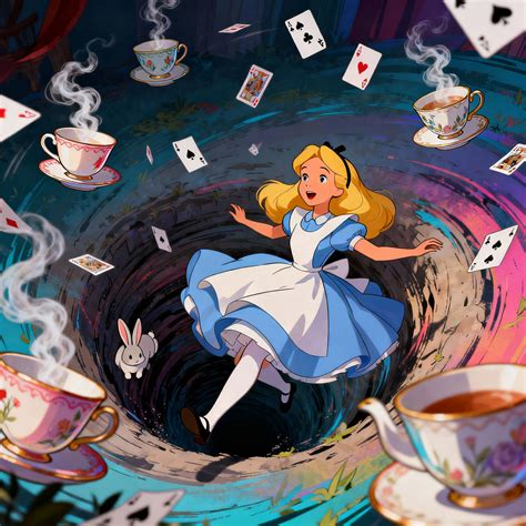 Creative Alice In Wonderland Drawings Ai Generated Art
