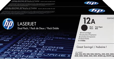 Hp A Black Laserjet Toner Cartridges Dual Pack Q D B H