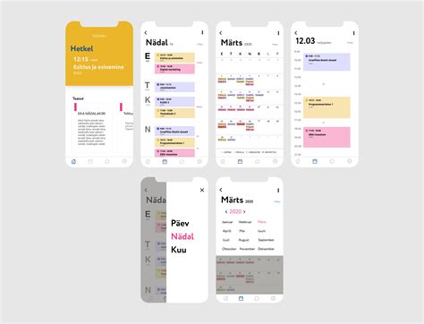 Timetable App For University Behance