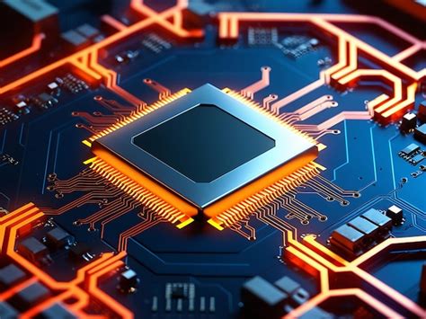 Advanced Technology Circuit Board Cpu Processor Microchip Ai