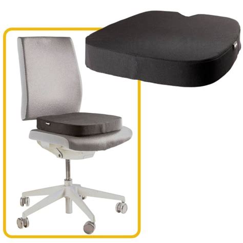 Cojin De Asiento Para Silla Oficina Fellowes Breyta Negro