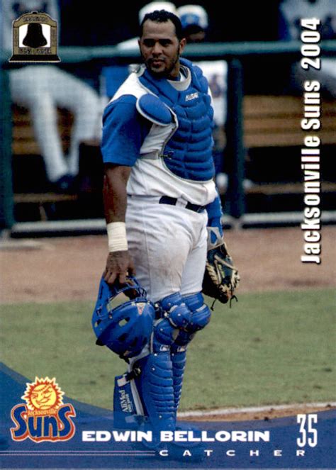 2004 Jacksonville Suns Grandstand 4 Edwin Bellorin Nm