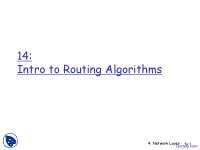 Routing Algorithms Computer Networks Lecture Slides Slides Computer Networks Docsity