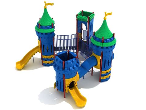 Narrow Passage Playground System Commercial Playground Equipment