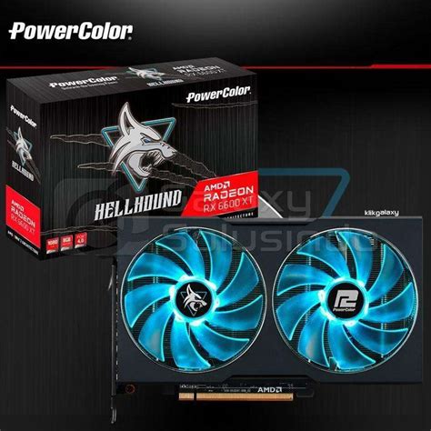 Jual PowerColor RADEON RX XT Hellhound GB OC GDDR Di Seller KBComp Baratajaya Kota