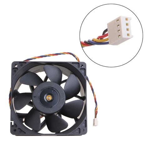 12cm 고속 냉각 팬 120mm Df1203812b2fn 7000rpm Dc12v 4pin Cpu 축 방향 냉각기 팬 산업팬