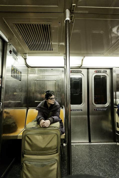 New York Subway Train Interior Editorial Photo Image Of Sitting