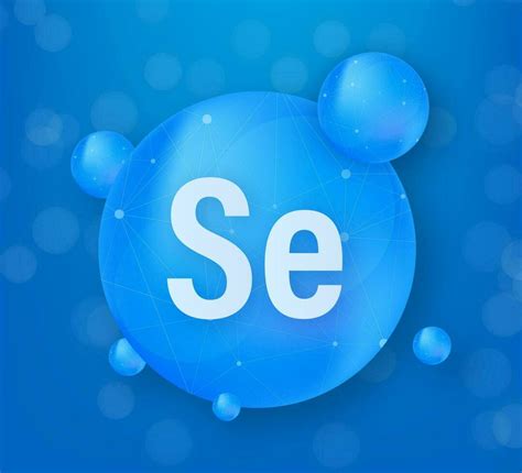 Mineral Se Selenium Blue Shining Pill Capsule Icon Substance For