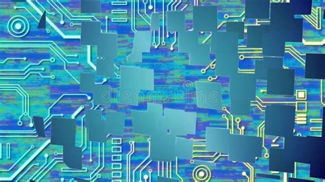 Cloud Icon Against Microprocessor Connections Stock Video Video Of