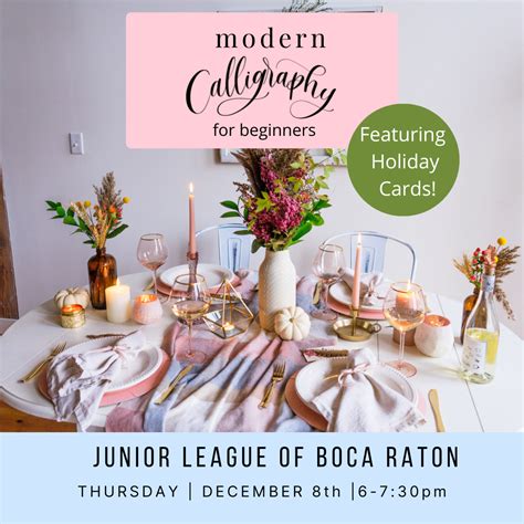 private modern calligraphy and holiday cards for beginners sip and script